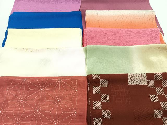 平和屋着物★和装小物　上質な帯揚げ　10枚セット　逸品　CAAM9615xe