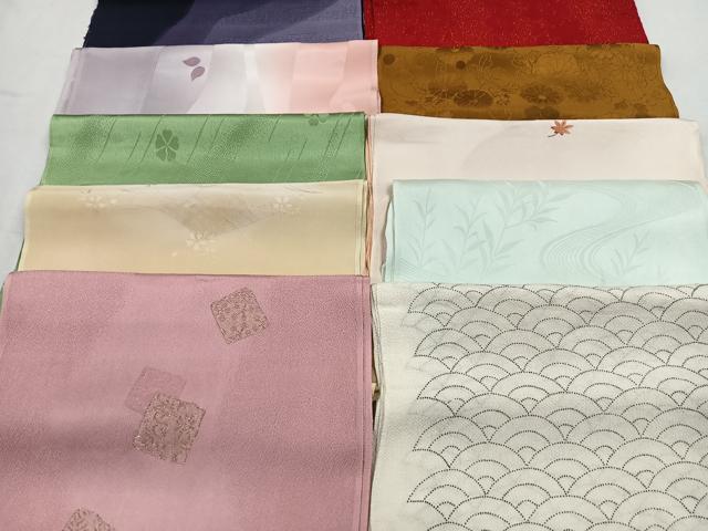 平和屋着物★和装小物　上質な帯揚げ　10枚セット　逸品　CAAM9620xe
