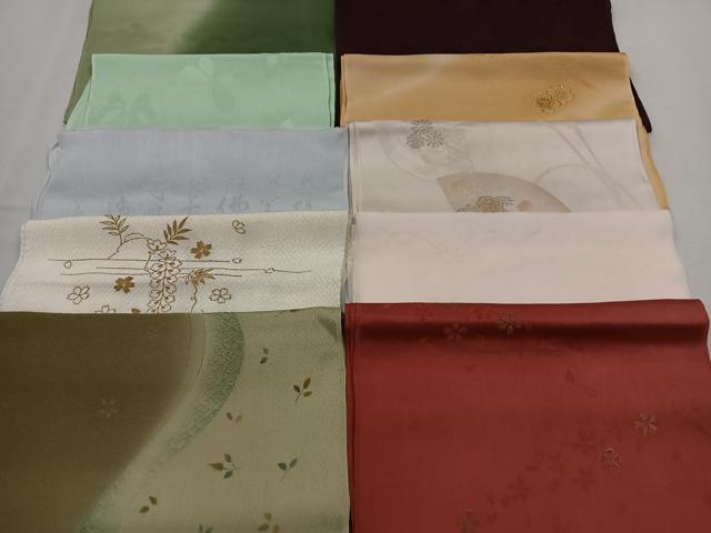 平和屋着物★和装小物　上質な帯揚げ　10枚セット　逸品　CAAM9622xe