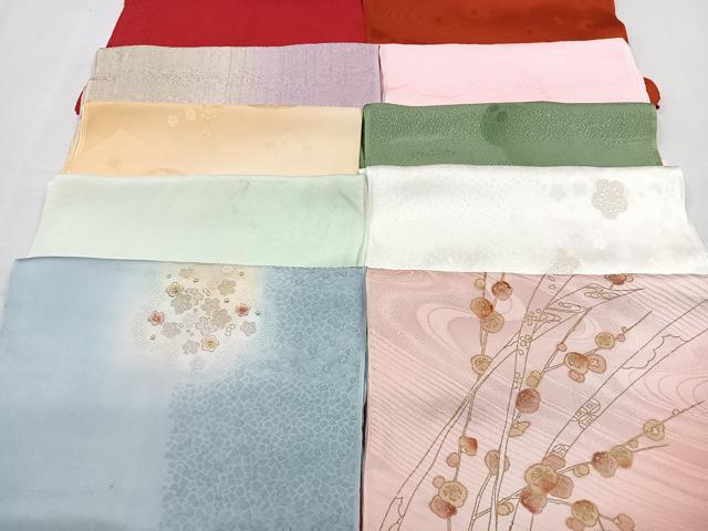 平和屋着物★和装小物　上質な帯揚げ　10枚セット　逸品　CAAM9639xe
