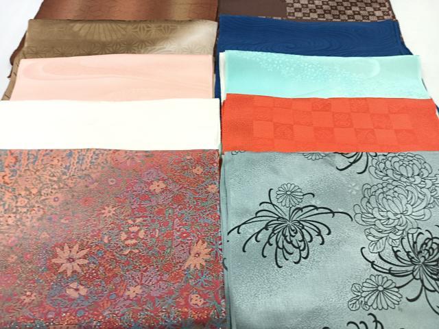 平和屋着物●和装小物　上質な帯揚げ　10枚セット　逸品　BAAS1031xe