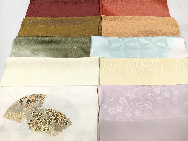 平和屋着物☆和装小物 上質な帯揚げ 10枚セット 逸品 CAAM5242qe