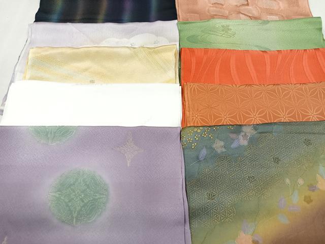 平和屋着物★和装小物　上質な帯揚げ　10枚セット　逸品　CAAM9668xe