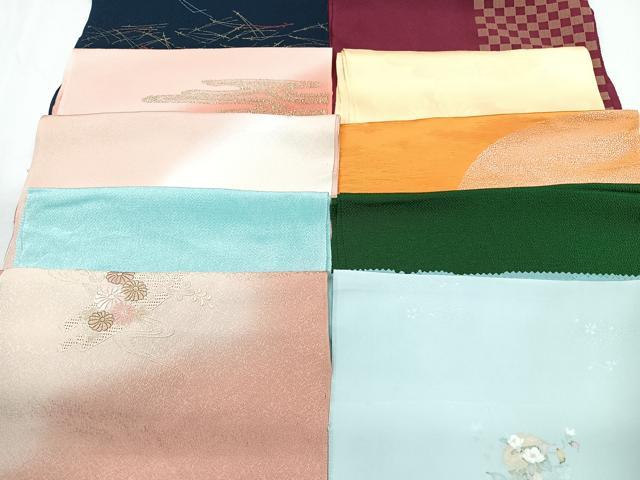平和屋着物★和装小物　上質な帯揚げ　10枚セット　逸品　CAAM9674xe