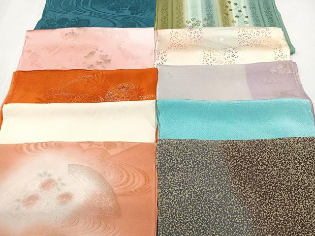 平和屋着物★和装小物　上質な帯揚げ　10枚セット　逸品　CAAM9702xe
