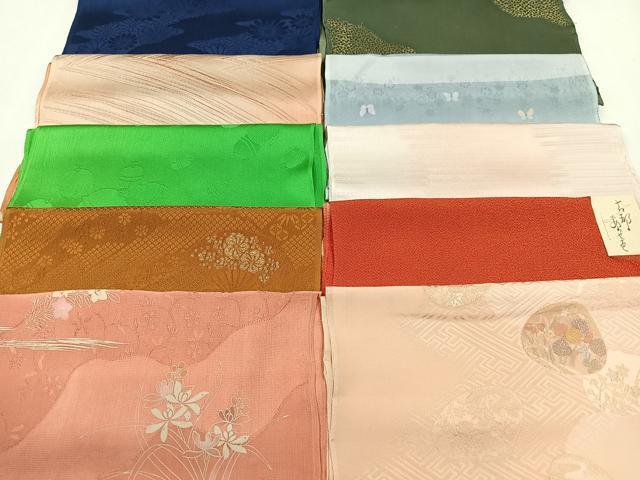 平和屋着物★和装小物　上質な帯揚げ　10枚セット　逸品　CAAM9705xe
