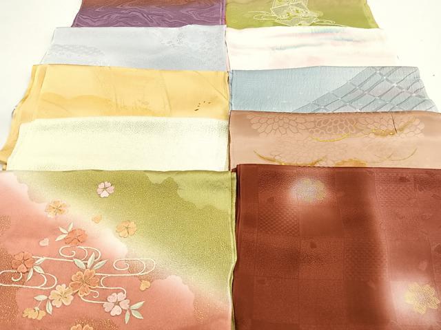 平和屋着物★和装小物　上質な帯揚げ　10枚セット　逸品　CAAM9724xe