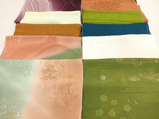 平和屋着物★和装小物　上質な帯揚げ　10枚セット　逸品　CAAM9730xe