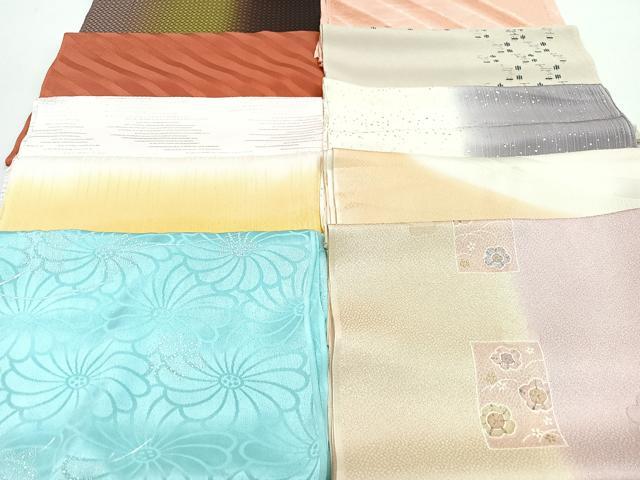 平和屋着物★和装小物　上質な帯揚げ　10枚セット　逸品　CAAM9747xe