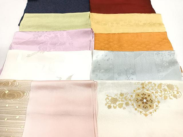 平和屋着物★和装小物　上質な帯揚げ　10枚セット　逸品　CAAM9751xe