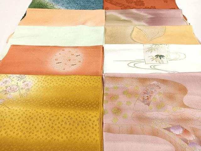 平和屋着物★和装小物　上質な帯揚げ　10枚セット　逸品　CAAM9759xe