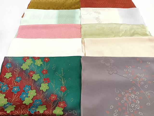 平和屋着物★和装小物　上質な帯揚げ　10枚セット　逸品　CAAM9763xe