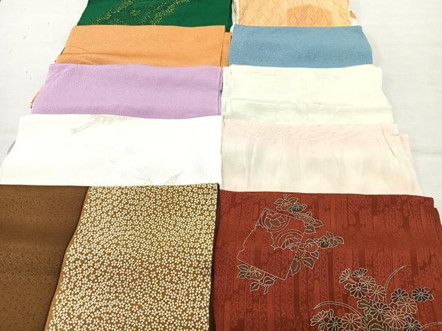 平和屋着物★和装小物　上質な帯揚げ　10枚セット　逸品　CAAM9769xe