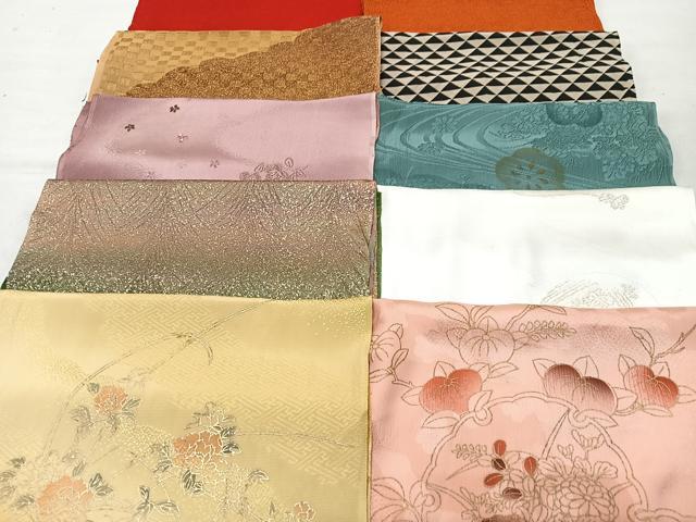 平和屋着物★和装小物　上質な帯揚げ　10枚セット　逸品　CAAM9799xe