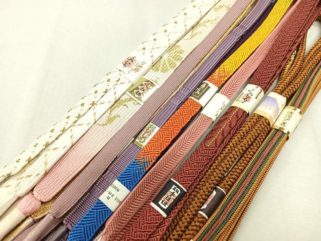 平和屋着物●和装小物　帯締め10本セット　逸品　未使用　CAAM9886xe