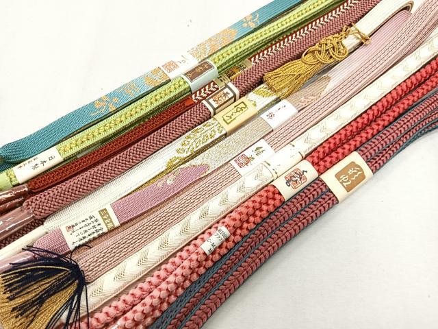 平和屋着物●和装小物　帯締め10本セット　逸品　未使用　CAAM9888xe