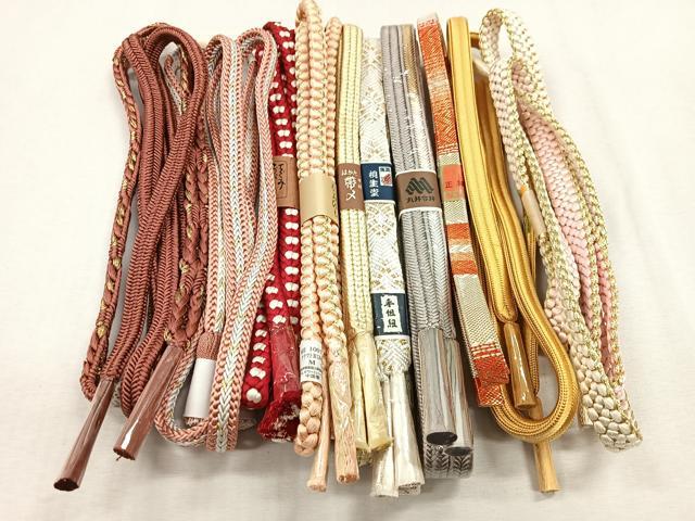 平和屋着物●和装小物　帯締め10本セット　逸品　未使用　CAAM9891xe