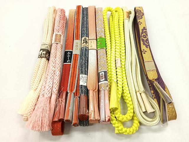 平和屋着物●和装小物　帯締め10本セット　逸品　未使用　CAAM9892xe