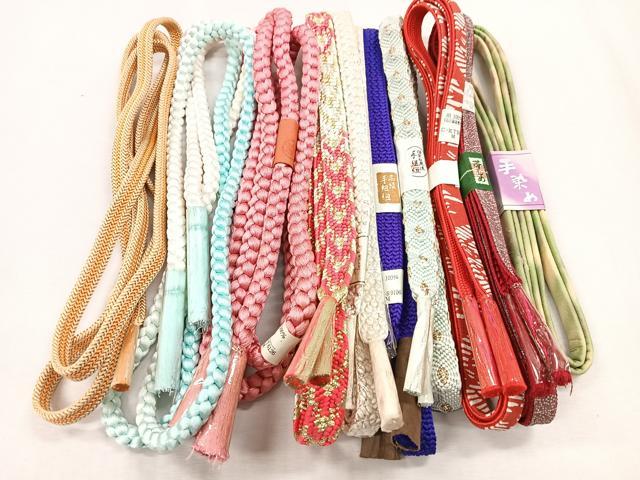 平和屋着物●和装小物　帯締め10本セット　逸品　未使用　CAAM9893xe