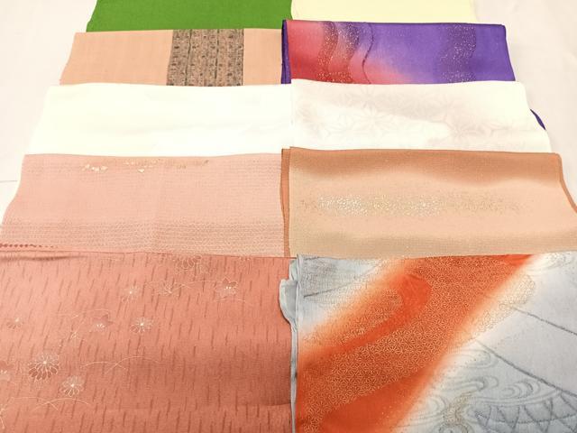 平和屋着物★和装小物　上質な帯揚げ　10枚セット　逸品　CAAN0803xi
