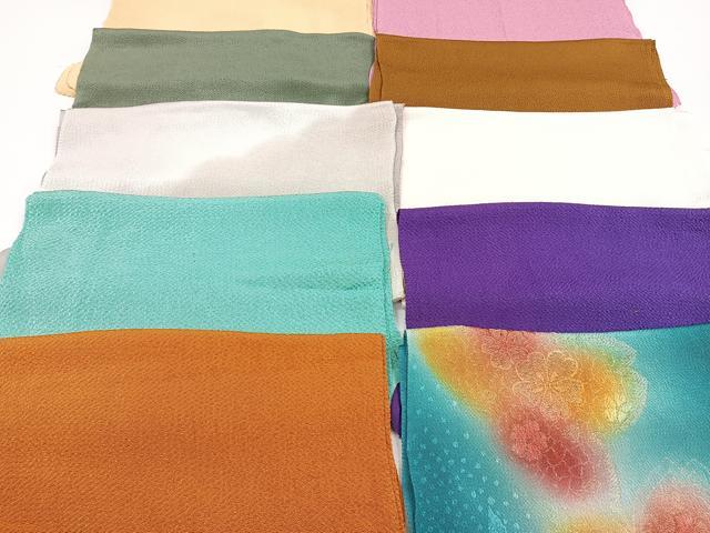 平和屋着物★和装小物　上質な帯揚げ　10枚セット　逸品　CAAN0812xi