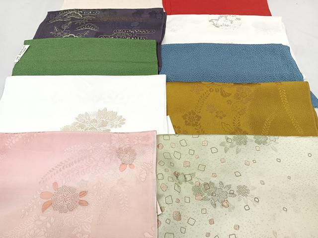 平和屋着物★和装小物　上質な帯揚げ　10枚セット　逸品　CAAN0826xi