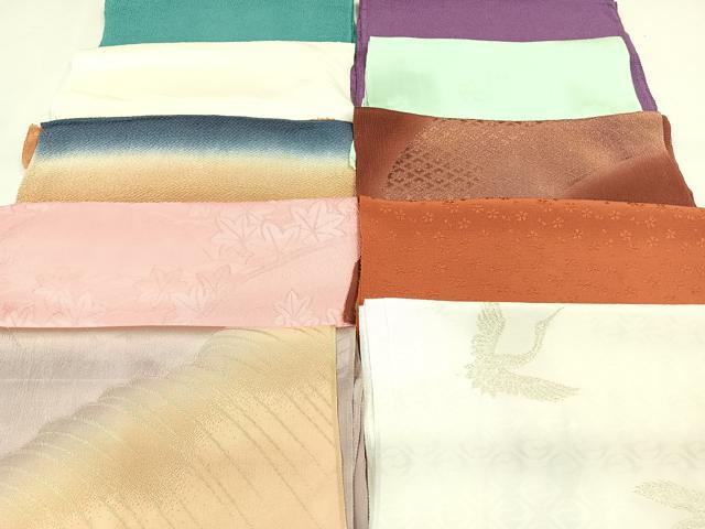 平和屋着物★和装小物　上質な帯揚げ　10枚セット　逸品　CAAN0829xi