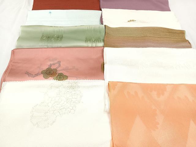 平和屋着物★和装小物　上質な帯揚げ　10枚セット　逸品　CAAN0839xi