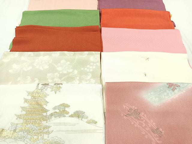 平和屋着物★和装小物　上質な帯揚げ　10枚セット　逸品　CAAN0841xi 平和屋着物☆和装小物 上質な帯揚げ 10枚セット 逸品 CAAN0841xi