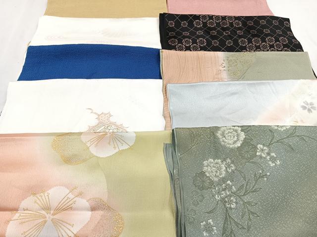 平和屋着物★和装小物　上質な帯揚げ　10枚セット　逸品　CAAN0844xi
