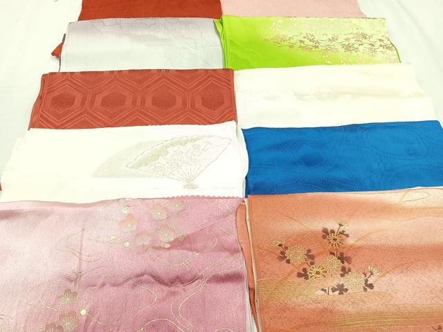 平和屋着物★和装小物　上質な帯揚げ　10枚セット　逸品　CAAN0856xi