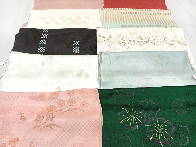 平和屋着物★和装小物　上質な帯揚げ　10枚セット　逸品　CAAN0863xi