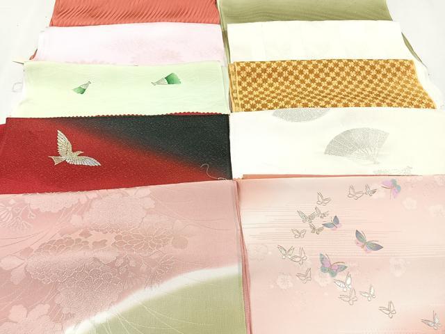 平和屋着物★和装小物　上質な帯揚げ　10枚セット　逸品　CAAN0873xi