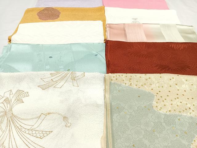 平和屋着物★和装小物　上質な帯揚げ　10枚セット　逸品　CAAN0877xi