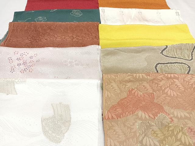 平和屋着物★和装小物　上質な帯揚げ　10枚セット　逸品　CAAN0878xi