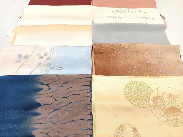 平和屋着物★和装小物　上質な帯揚げ　10枚セット　逸品　CAAN0888xi