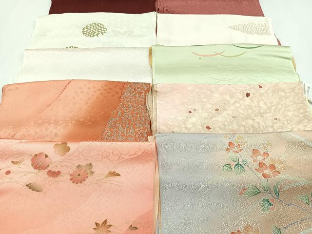 平和屋着物★和装小物　上質な帯揚げ　10枚セット　逸品　CAAN0891xi