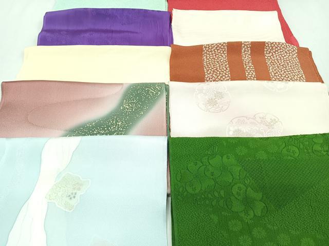 平和屋着物★和装小物　上質な帯揚げ　10枚セット　逸品　CAAN0900xi