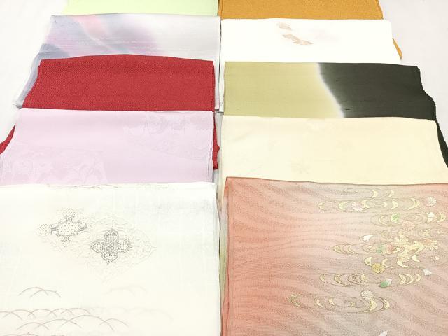平和屋着物★和装小物　上質な帯揚げ　10枚セット　逸品　CAAN0901xi