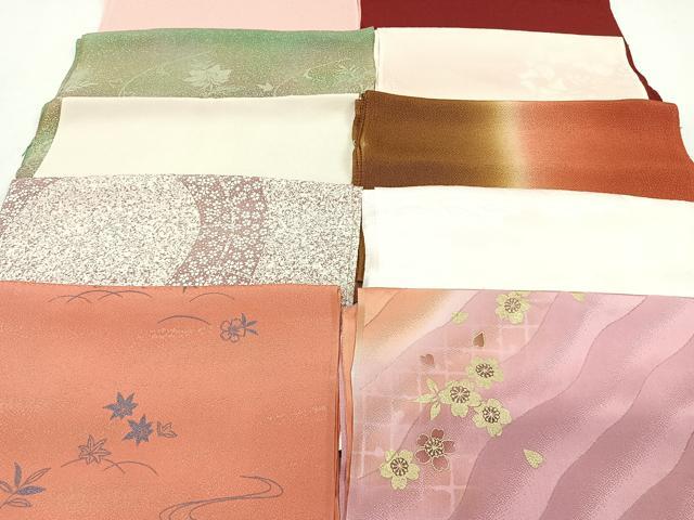 平和屋着物★和装小物　上質な帯揚げ　10枚セット　逸品　CAAN0902xi