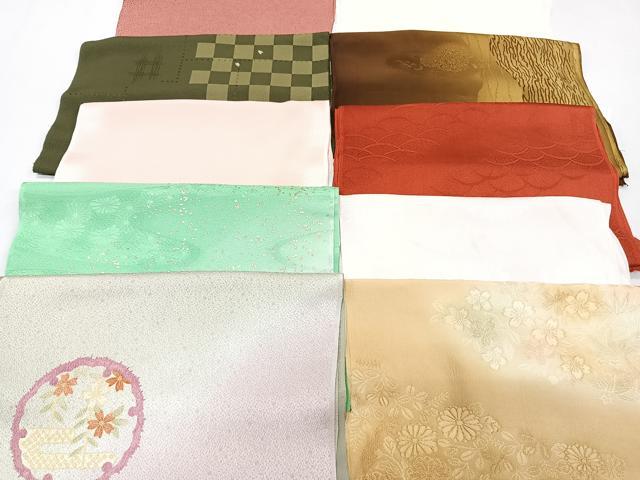 平和屋着物★和装小物　上質な帯揚げ　10枚セット　逸品　CAAN0903xi