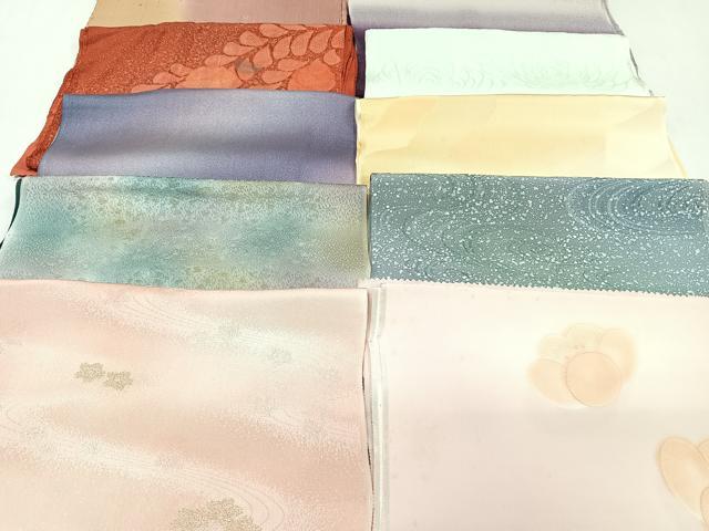 平和屋着物★和装小物　上質な帯揚げ　10枚セット　逸品　CAAN0906xi