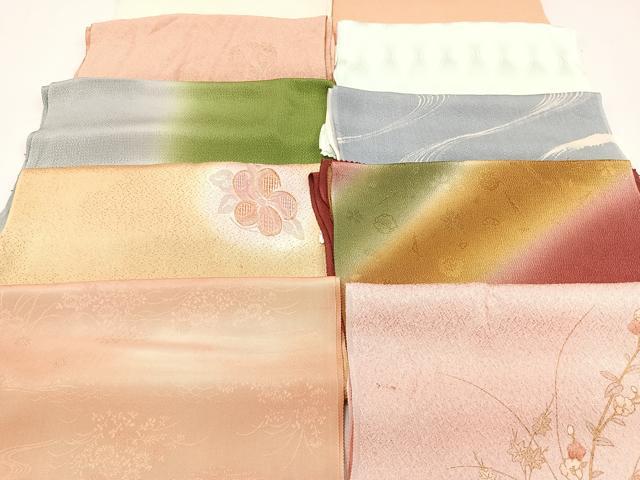 平和屋着物★和装小物　上質な帯揚げ　10枚セット　逸品　CAAN0908xi