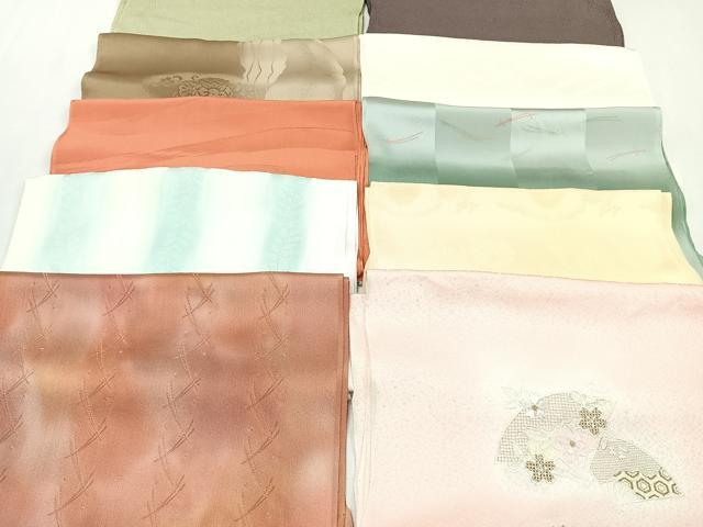 平和屋着物★和装小物　上質な帯揚げ　10枚セット　逸品　CAAN0913xi