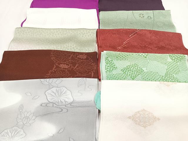 平和屋着物★和装小物　上質な帯揚げ　10枚セット　逸品　CAAN0919xi