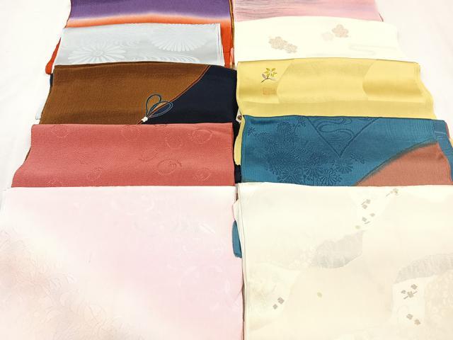 平和屋着物★和装小物　上質な帯揚げ　10枚セット　逸品　CAAN0926xi