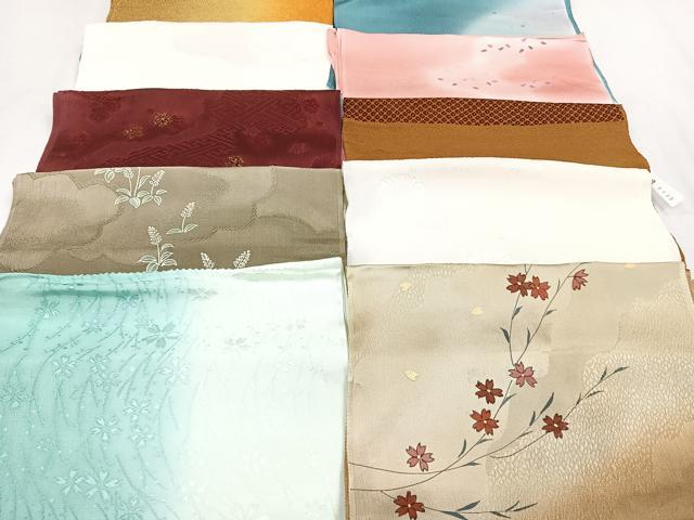 平和屋着物★和装小物　上質な帯揚げ　10枚セット　逸品　CAAN0927xi
