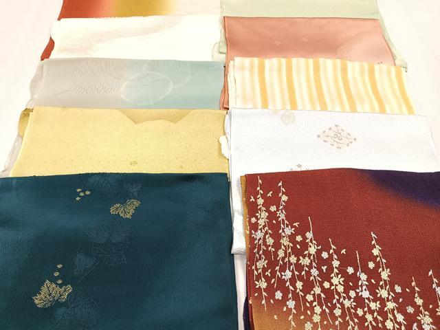 平和屋着物★和装小物　上質な帯揚げ　10枚セット　逸品　CAAN0930xi