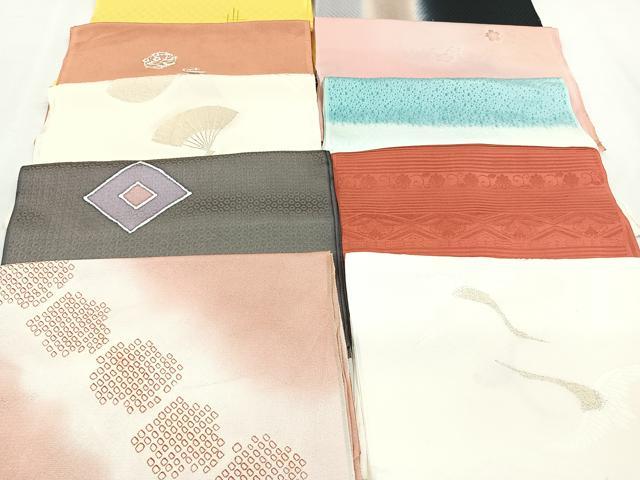 平和屋着物★和装小物　上質な帯揚げ　10枚セット　逸品　CAAN0933xi