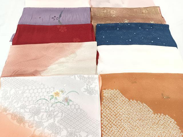 平和屋着物☆和装小物 上質な帯揚げ 10枚セット 逸品 CAAM9683xe